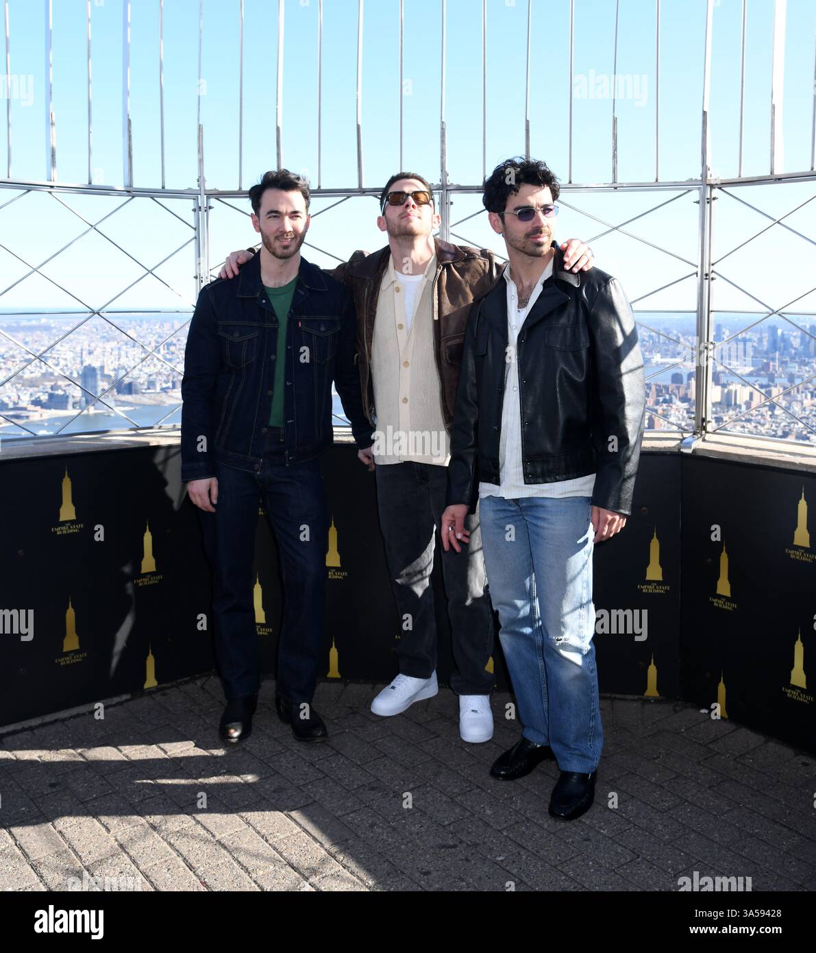 March 21, 2025, New York, New York, United States: Kevin Jonas, Nick ...