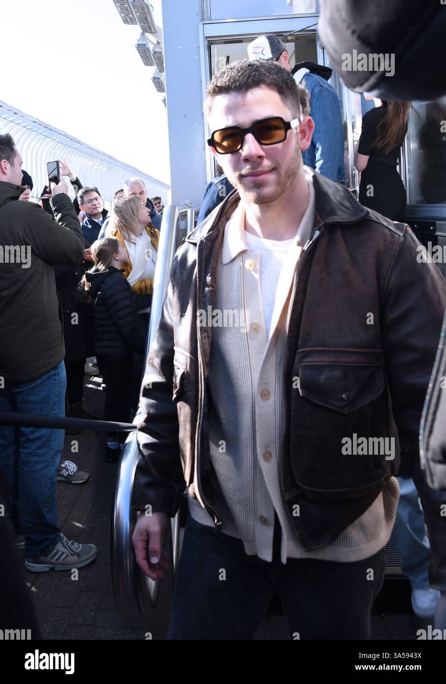 March 21, 2025, New York, New York, United States: Nick Jonas of the ...