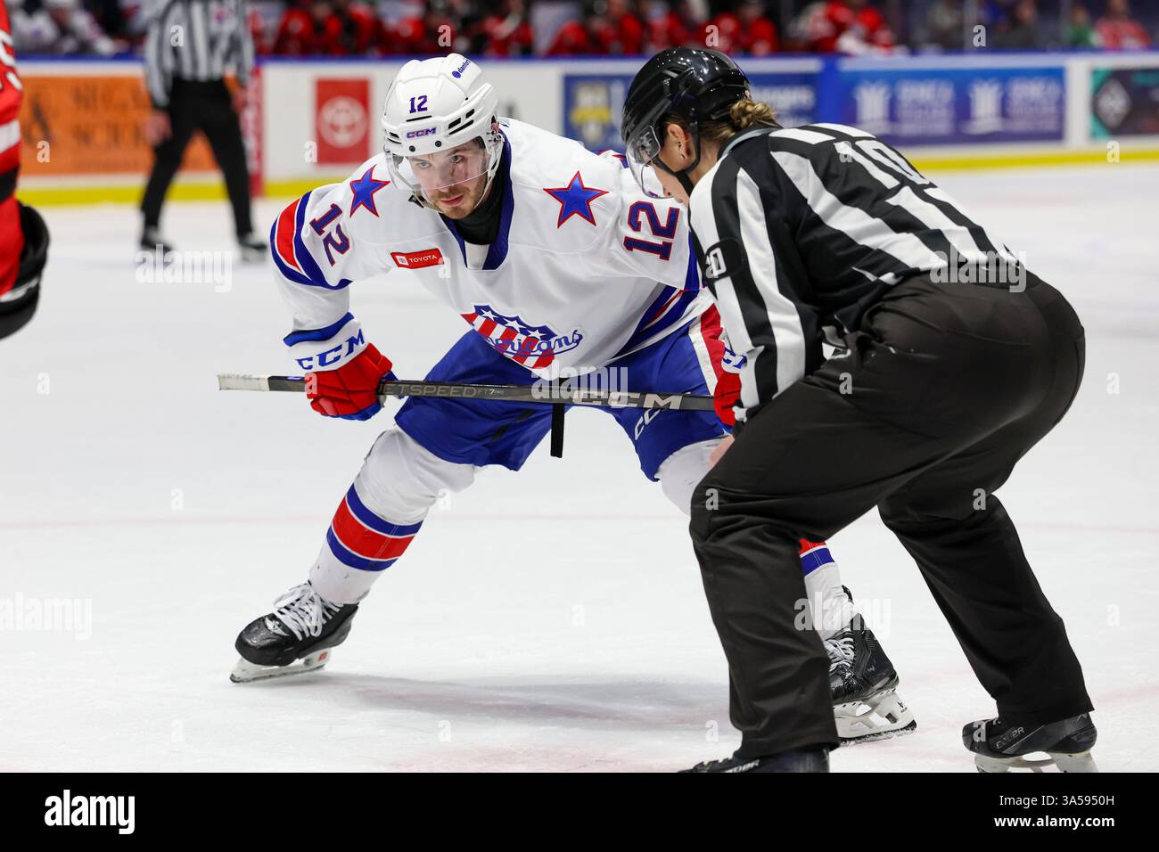 March 21st 2025: Rochester Americans forward Riley Fiddler-Schultz (12 ...