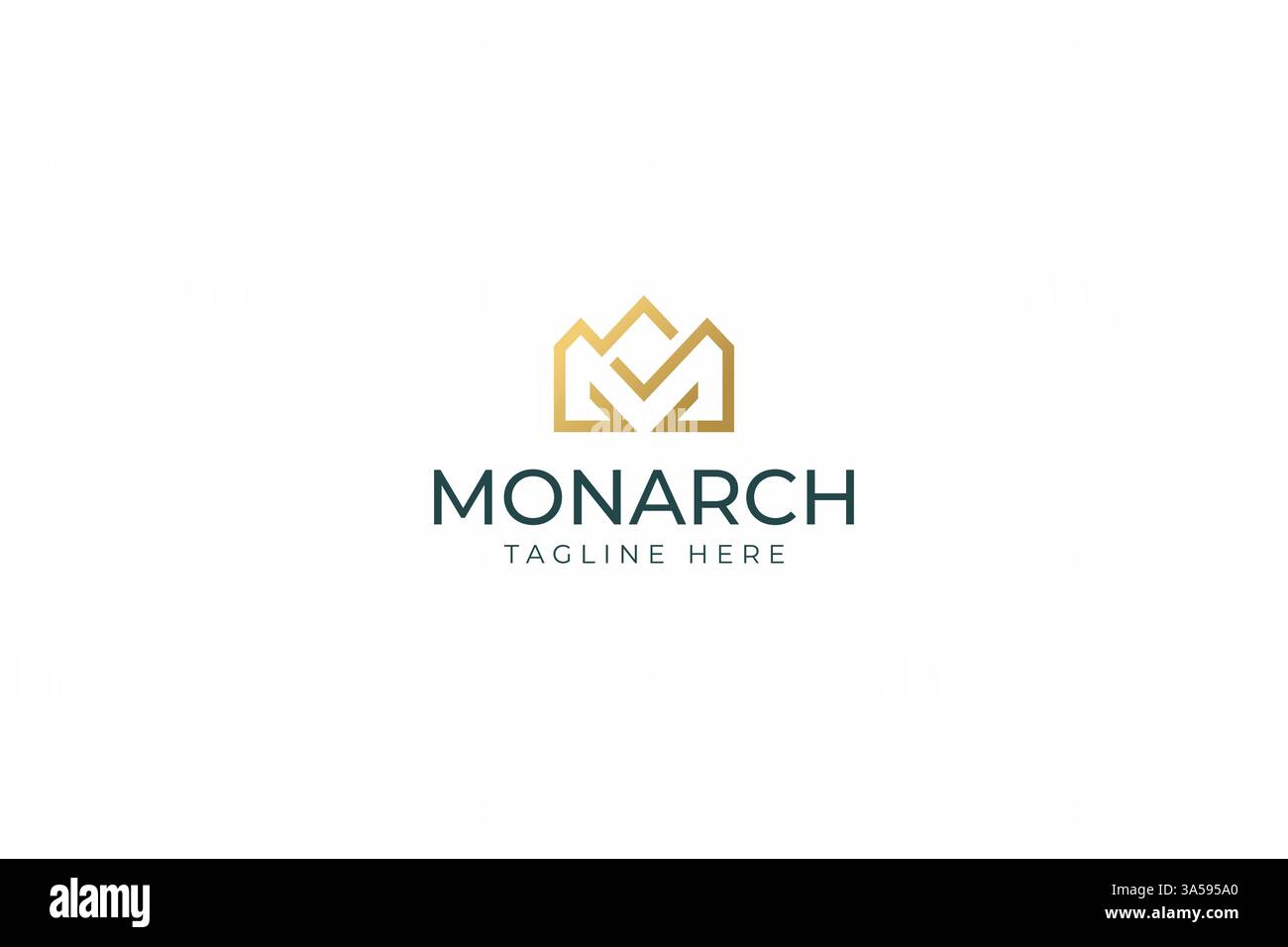 Elegant Monarch Logo Design for Premium Branding with Abstract Letter M ...