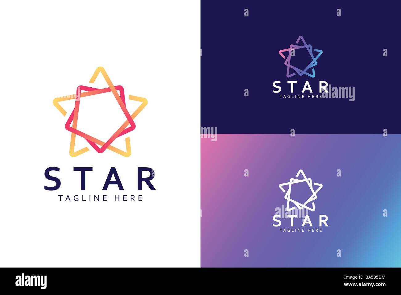 Geometric star design created Stock Vector Images - Alamy