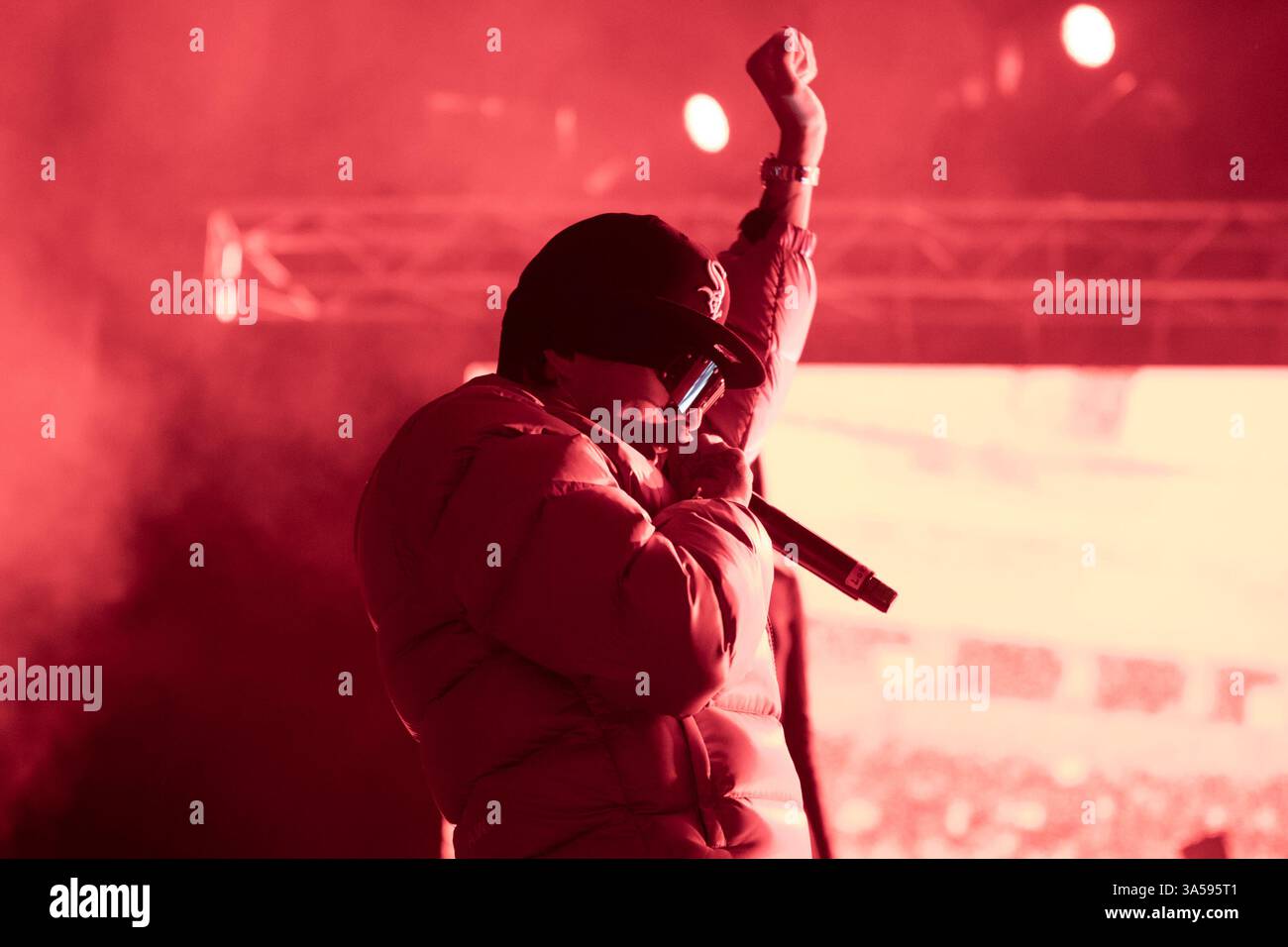 Porto, Portugal. 21st Mar, 2025. Portuguese rapper João Freixo, better ...