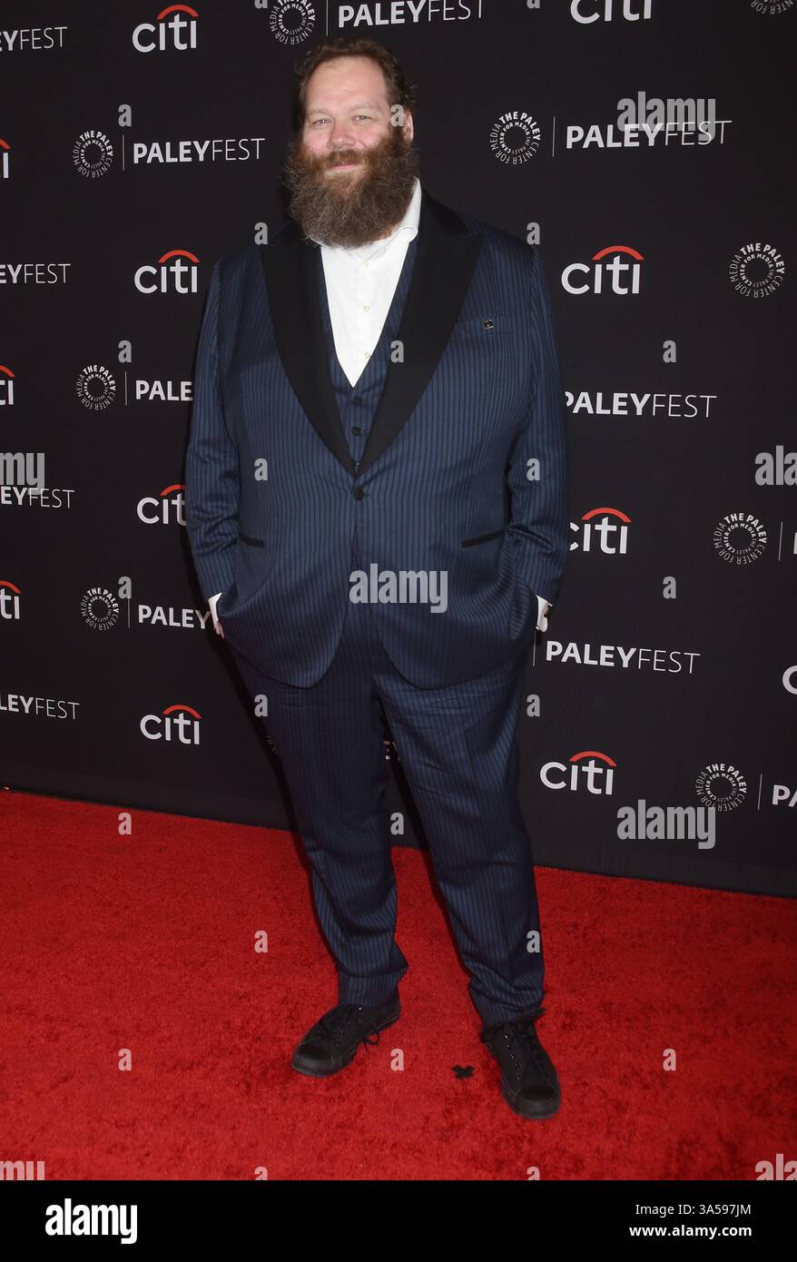 Hollywood, USA. 21st Mar, 2025. Olafur Darri Olafsson arriving to the ...
