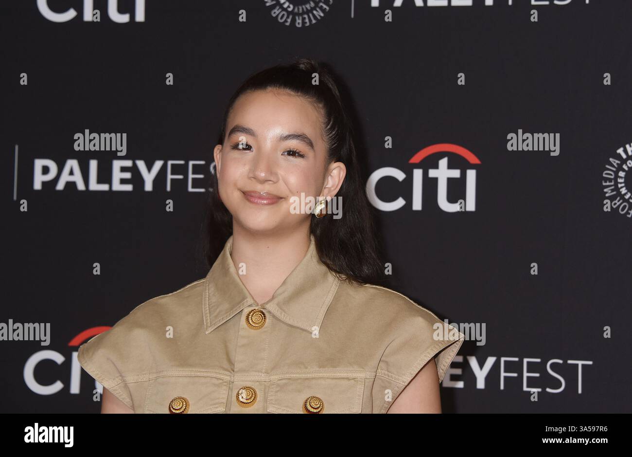 Sarah Bock arriving to the 2025 PaleyFest LA - “Severance” held at the ...