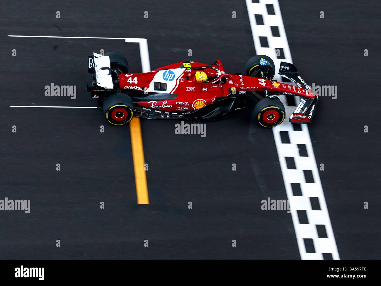 44 HAMILTON Lewis (gbr), Scuderia Ferrari SF-25, action during the Formula 1 Heineken Chinese ...