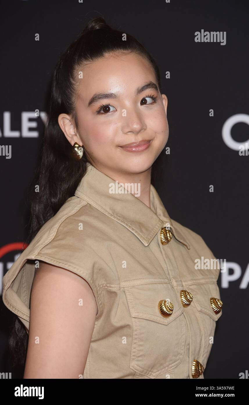 Hollywood, USA. 21st Mar, 2025. Sarah Bock arriving to the 2025 ...