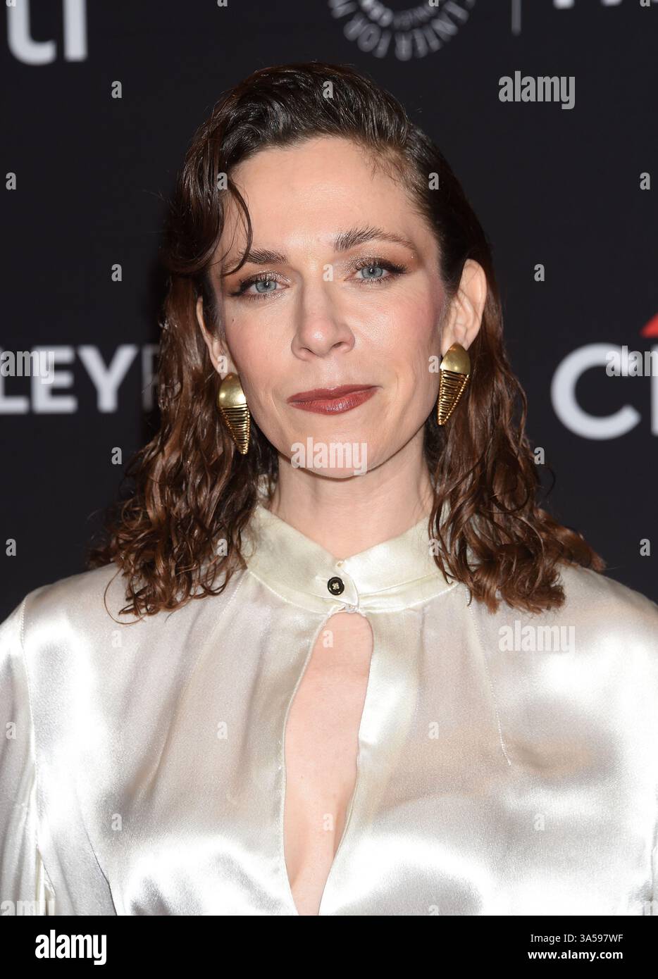 Hollywood, USA. 21st Mar, 2025. Jen Tullock arriving to the 2025 PaleyFest LA - “Severance” held ...