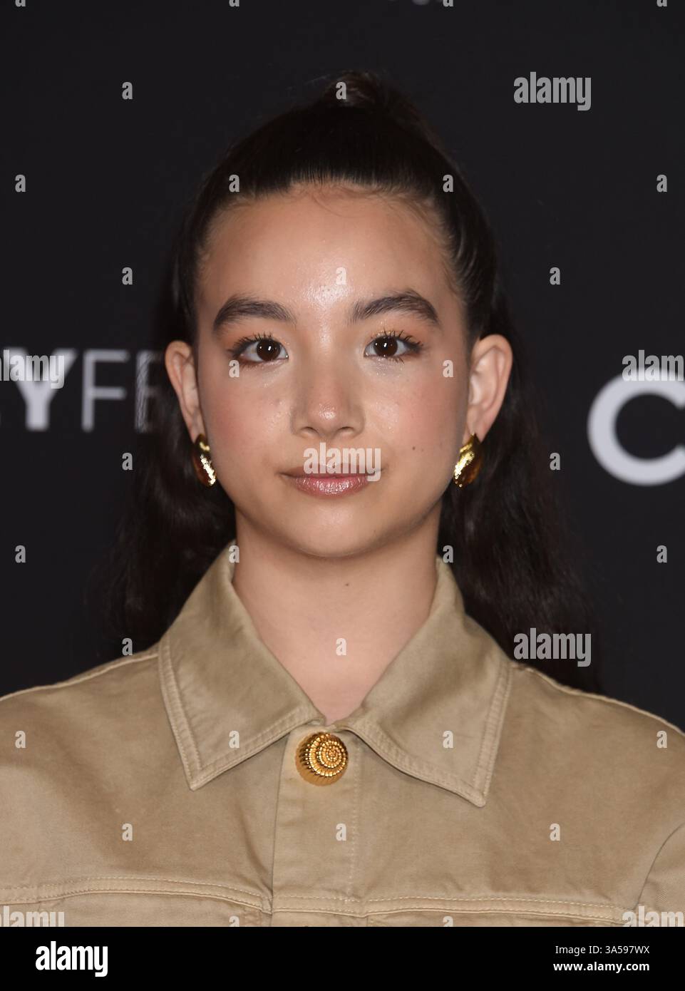 Hollywood, USA. 21st Mar, 2025. Sarah Bock arriving to the 2025 ...