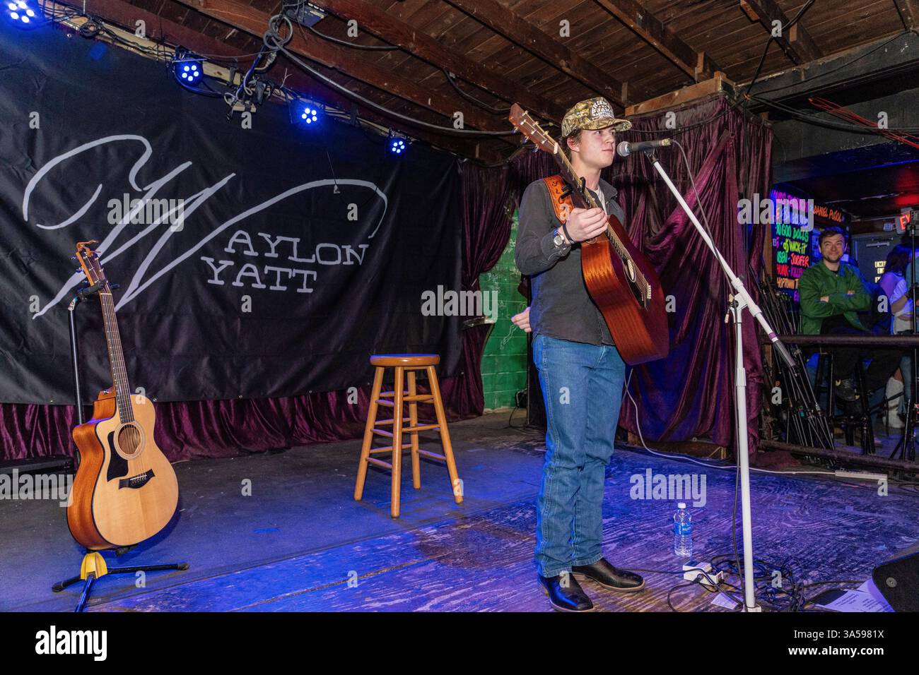 Waylon Wyatt performs on Friday, March 21, 2025 at The End in Nashville ...