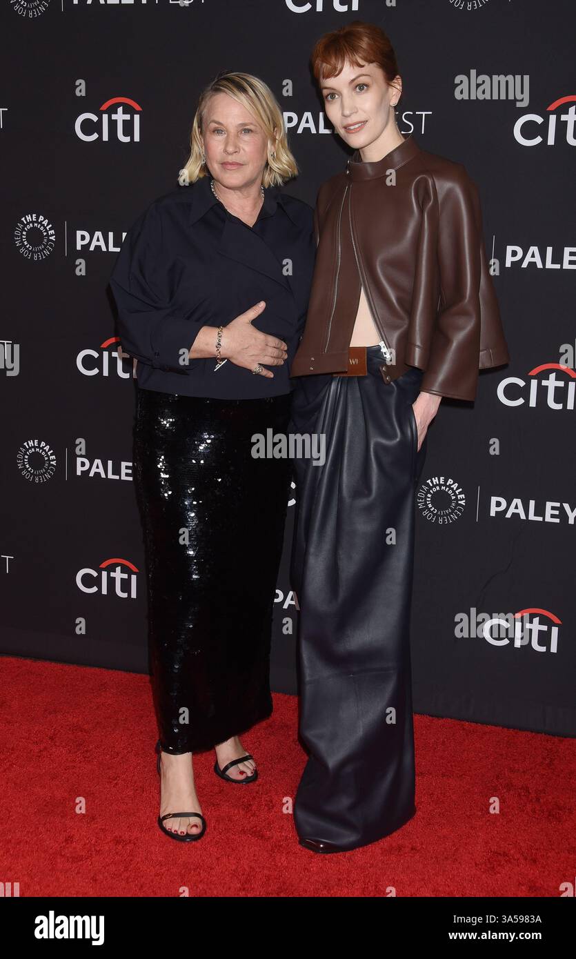 Hollywood, USA. 21st Mar, 2025. Patricia Arquette and Britt Lower ...