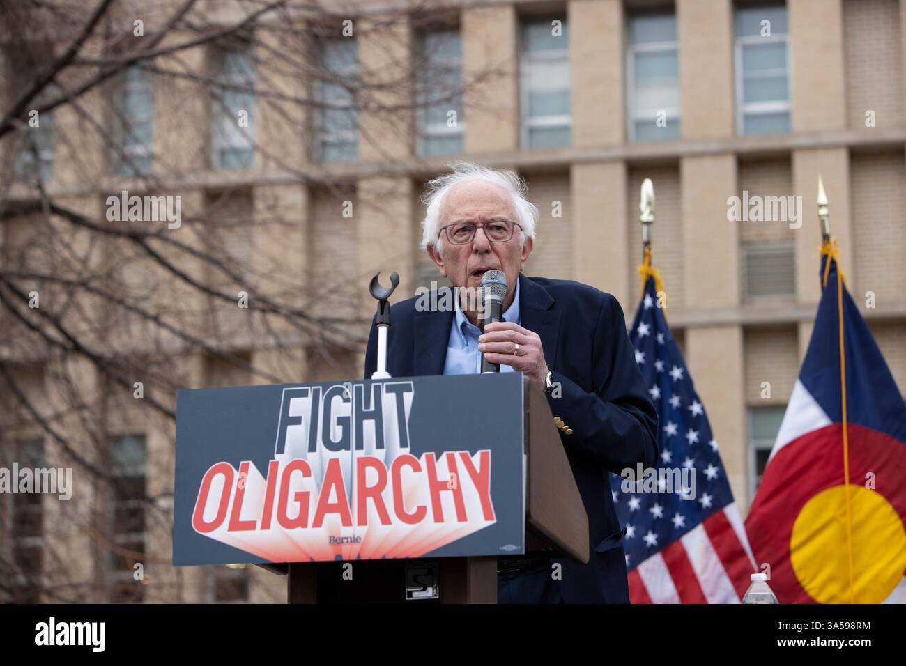 Denver, Co, USA. 21st Mar, 2025. Bernie Sanders, Alexandra Ocasio ...