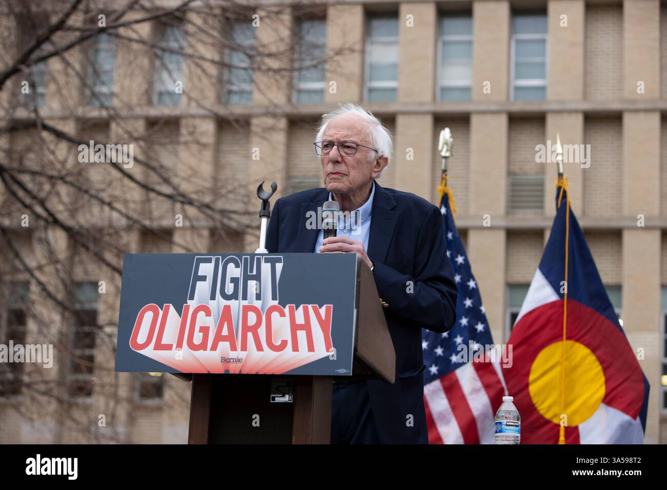 Denver, Co, USA. 21st Mar, 2025. Bernie Sanders, Alexandra Ocasio ...
