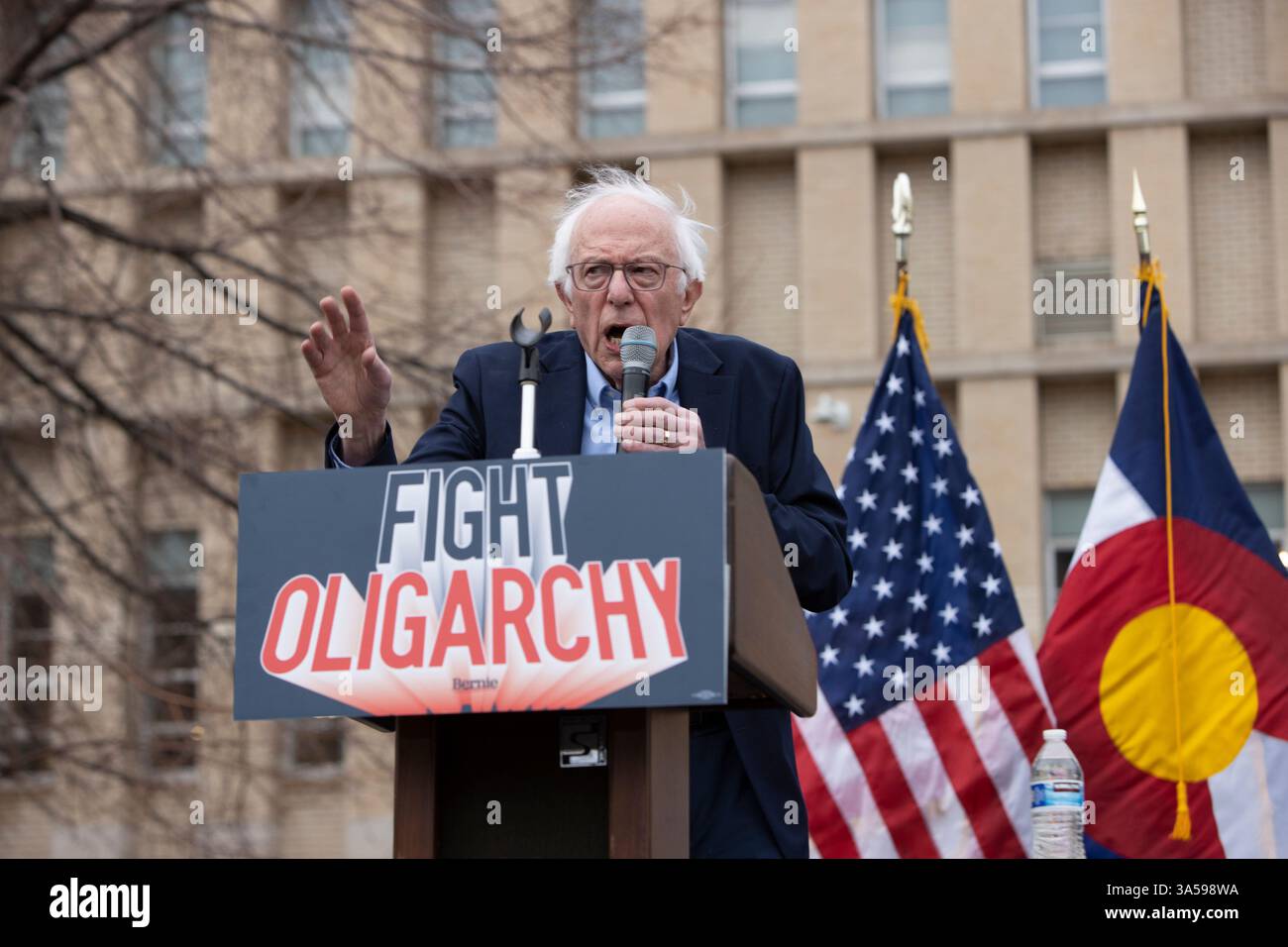 Denver, Co, USA. 21st Mar, 2025. Bernie Sanders, Alexandra Ocasio ...