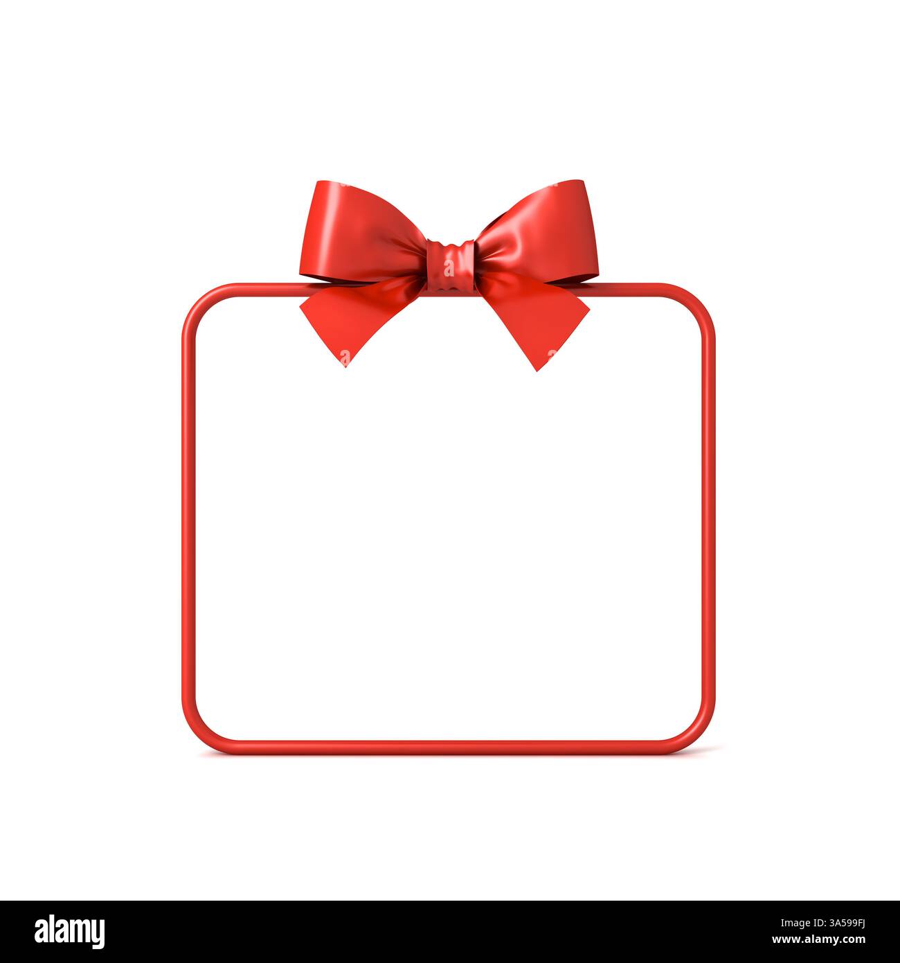 Red minimal gift box frame product mockup display showcase stand or red ...