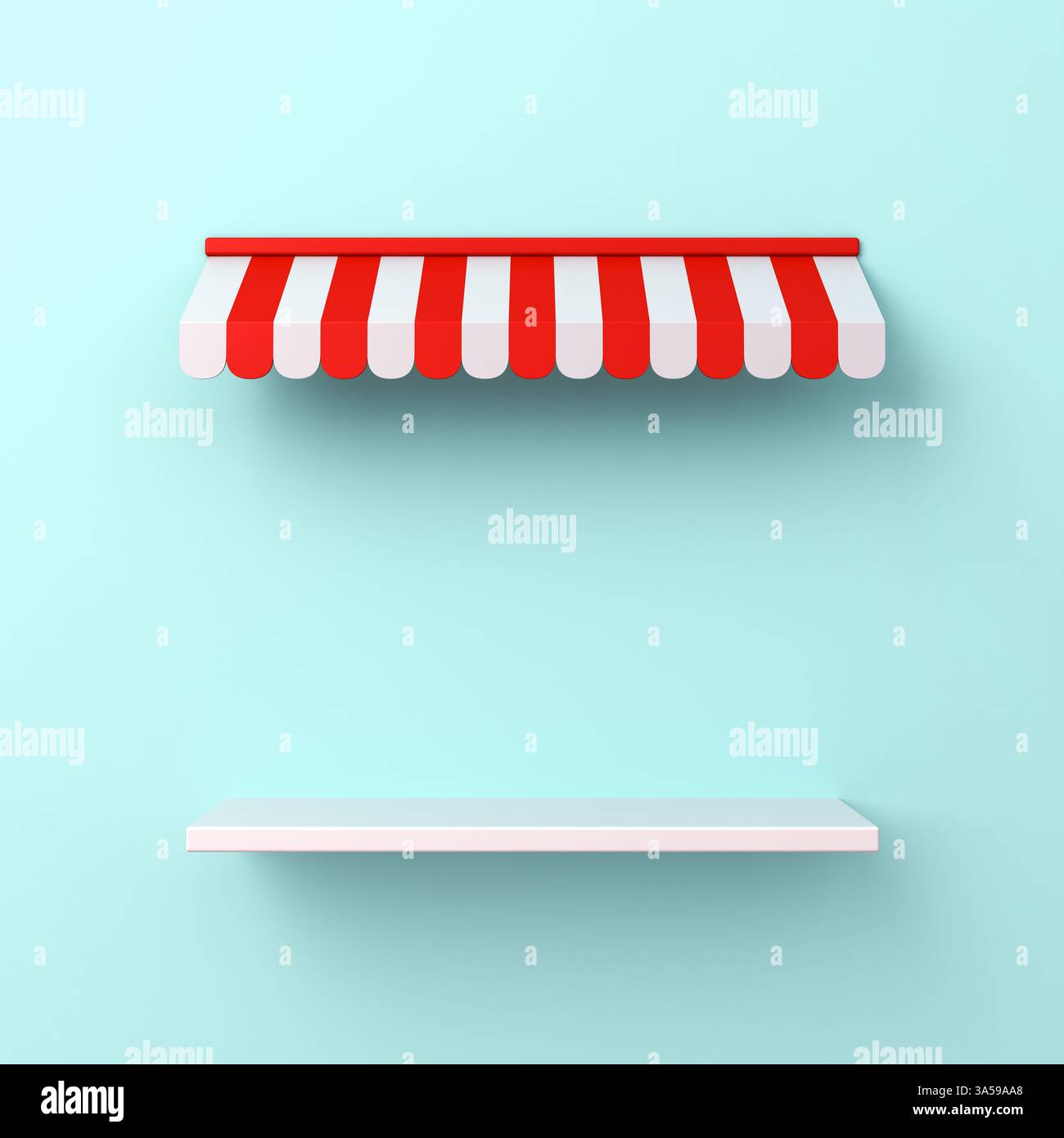 Blank kiosk exhibition booth shop store product display shelf or mock ...