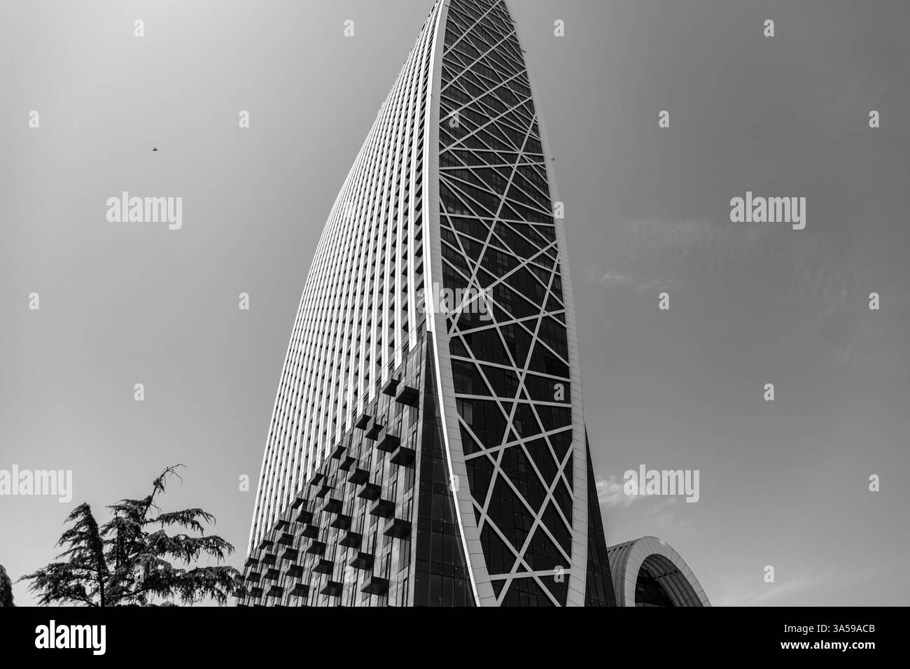 Batumi, Georgia - 14 JUNE 2024: The modern 54 story skyscraper in the ...