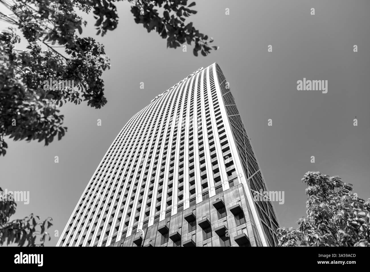 Batumi, Georgia - 14 JUNE 2024: The modern 54 story skyscraper in the ...