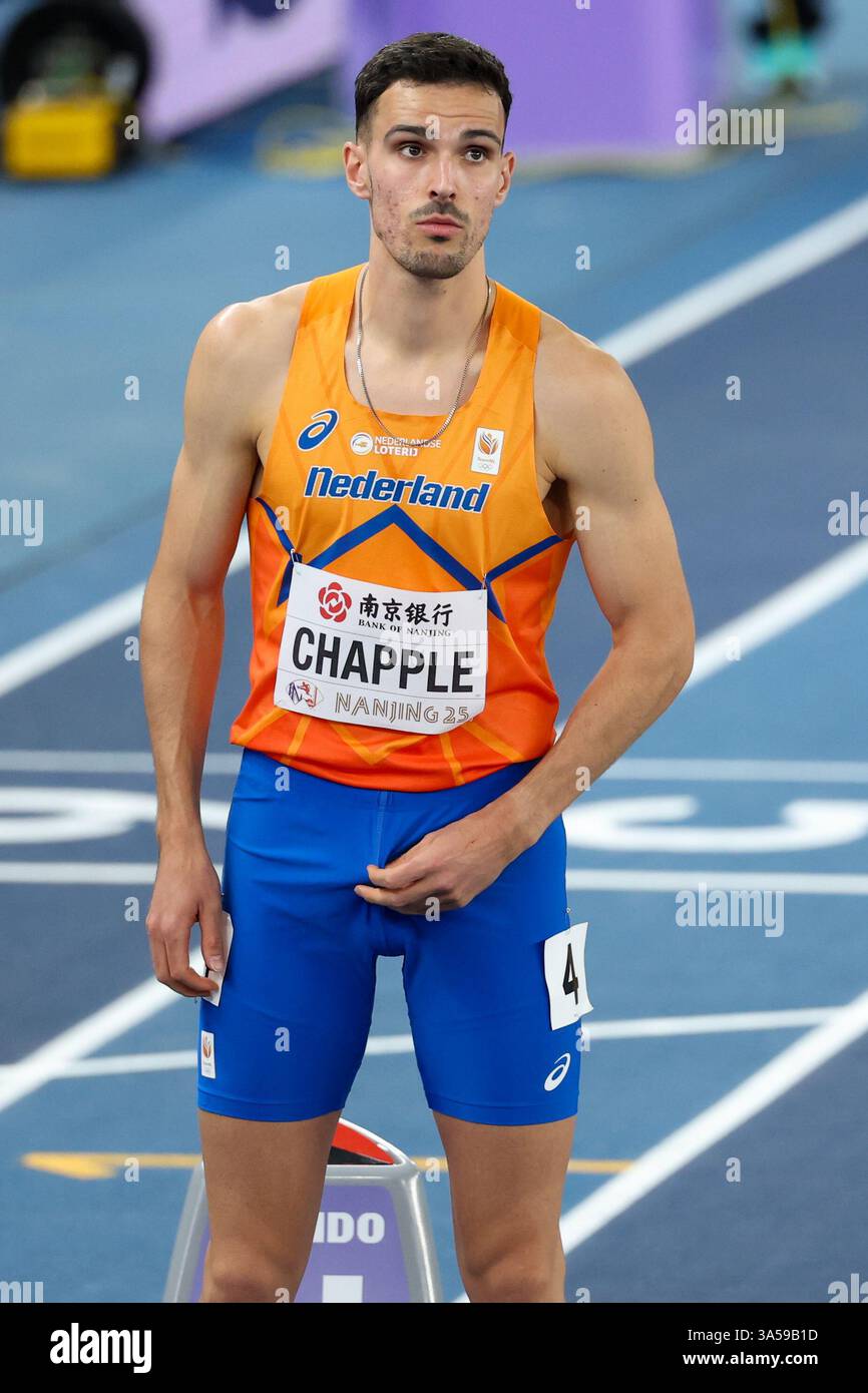 NANJING, CHINA - MARCH 22: Samuel Chapple of the Netherlands before ...