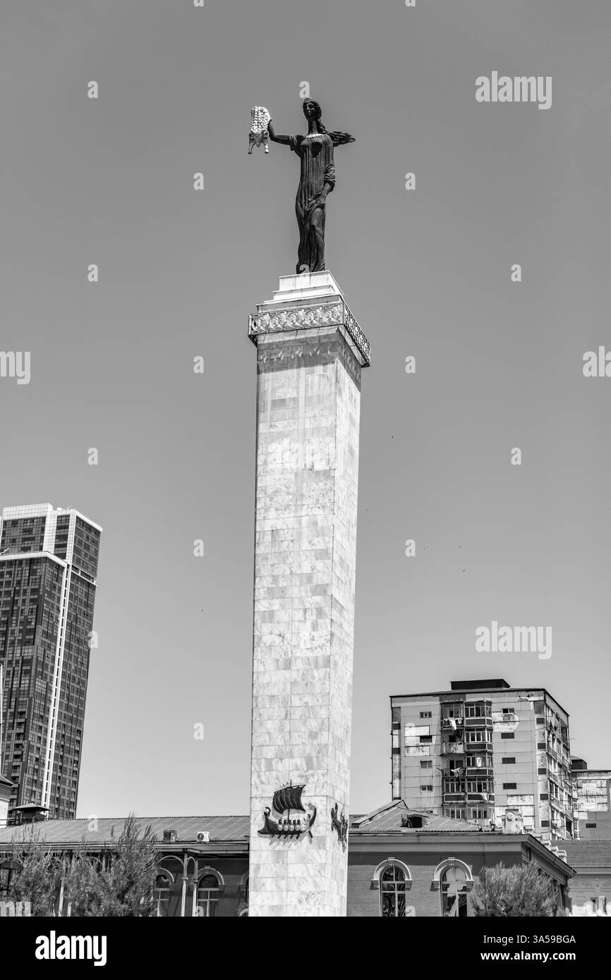 Batumi, Georgia - 12 JUNE 2024: The Medea statue is a monument to Medea ...