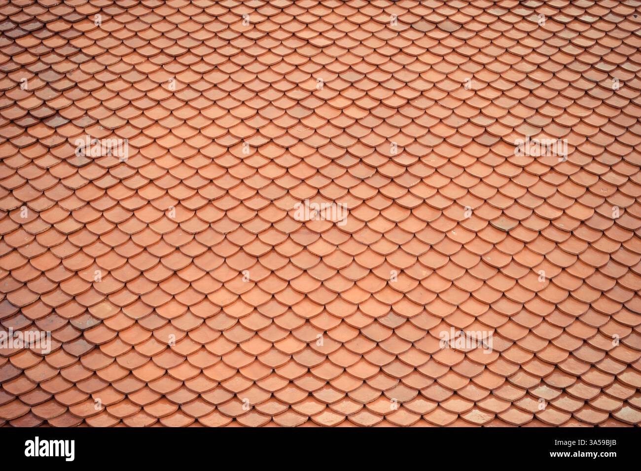 Tile roof of old Thai temple texture background surface natural color ...