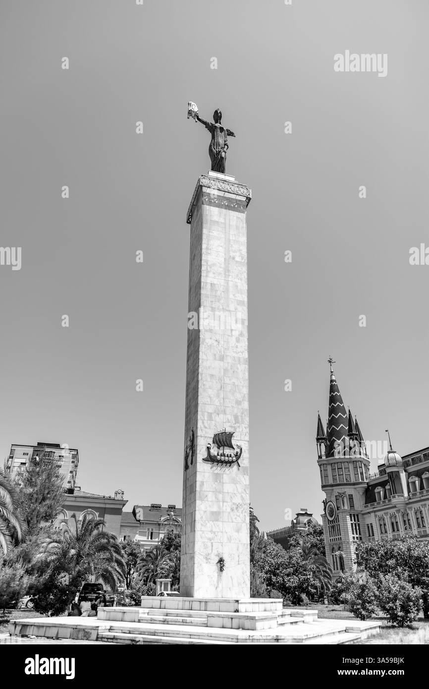 Batumi, Georgia - 12 JUNE 2024: The Medea statue is a monument to Medea ...
