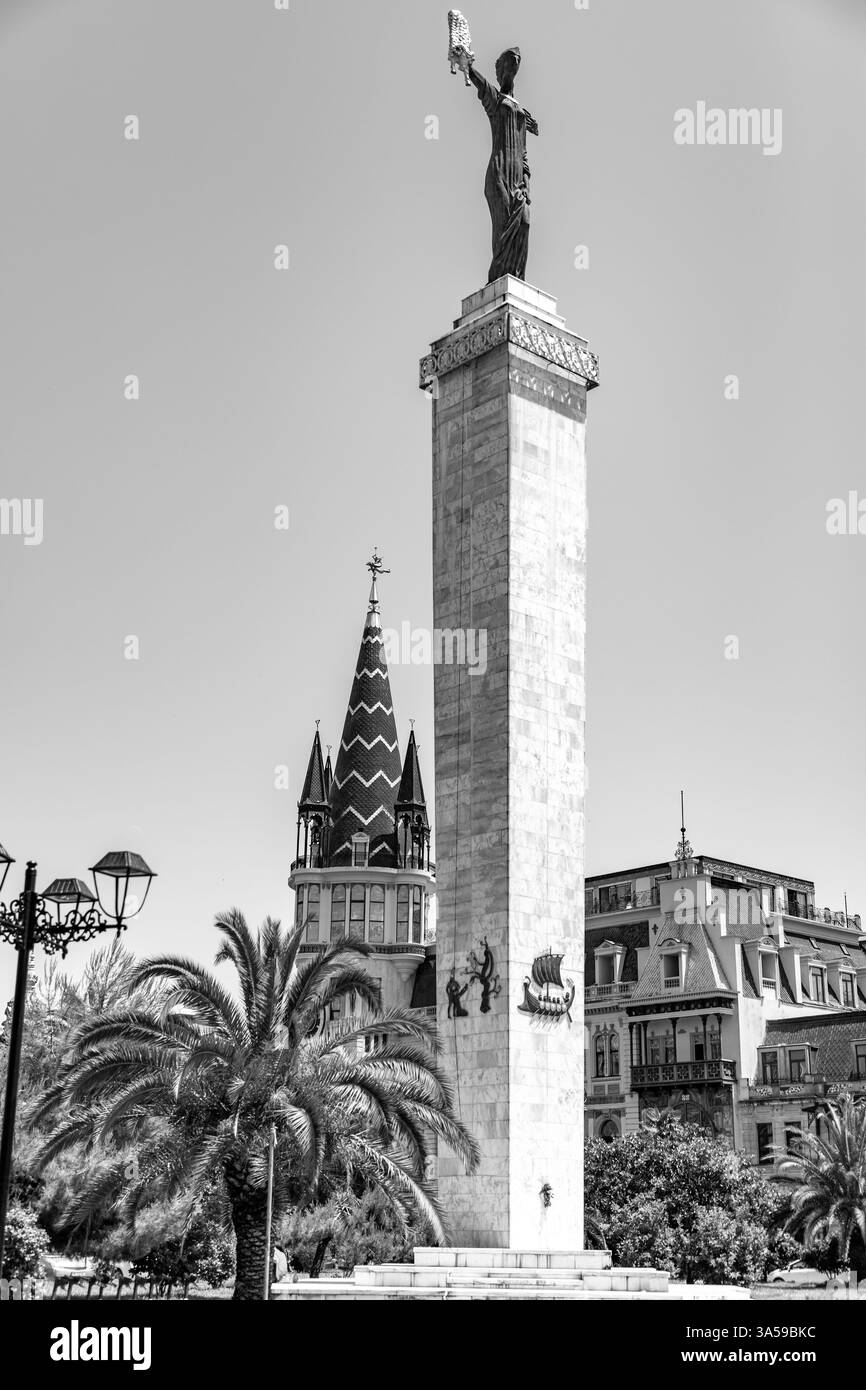 Batumi, Georgia - 12 JUNE 2024: The Medea statue is a monument to Medea ...