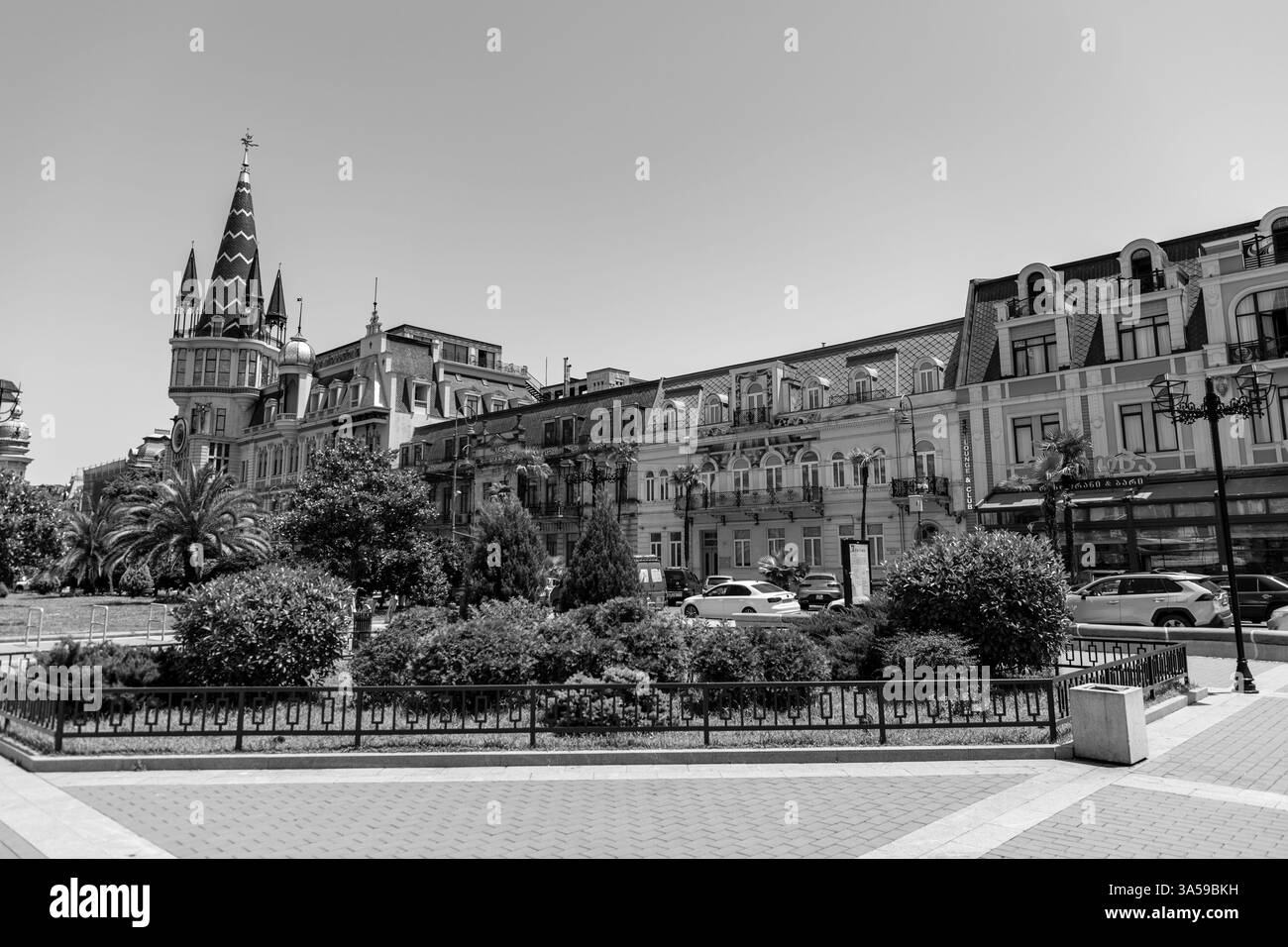 Batumi, Georgia - 12 JUNE 2024: Europe Square is one of the most ...