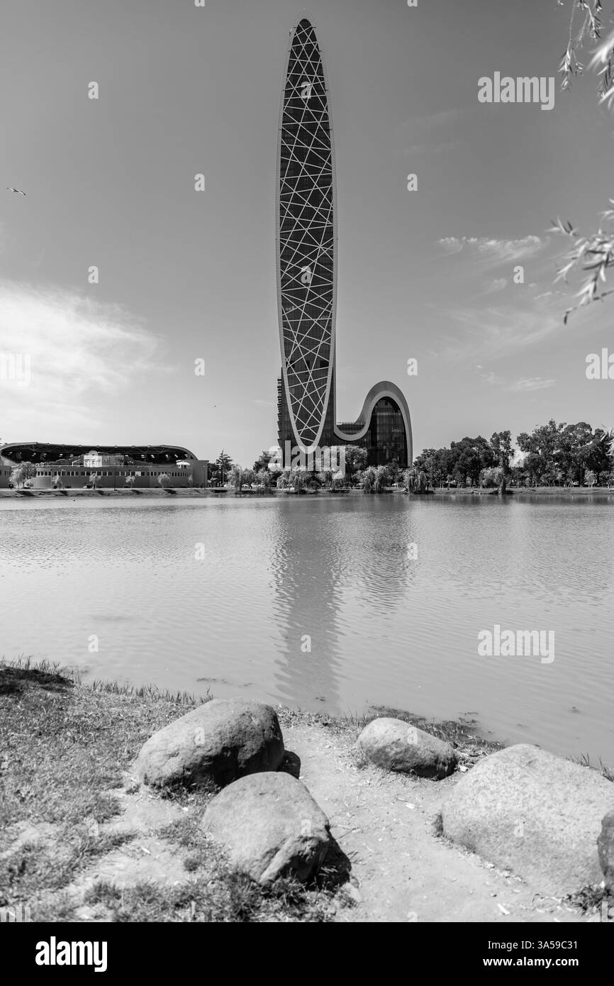 Batumi, Georgia - 14 JUNE 2024: The modern 54 story skyscraper in the ...