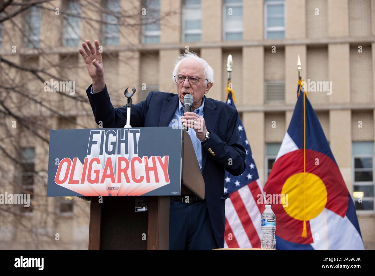 Denver, Co, USA. 21st Mar, 2025. Bernie Sanders, Alexandra Ocasio ...