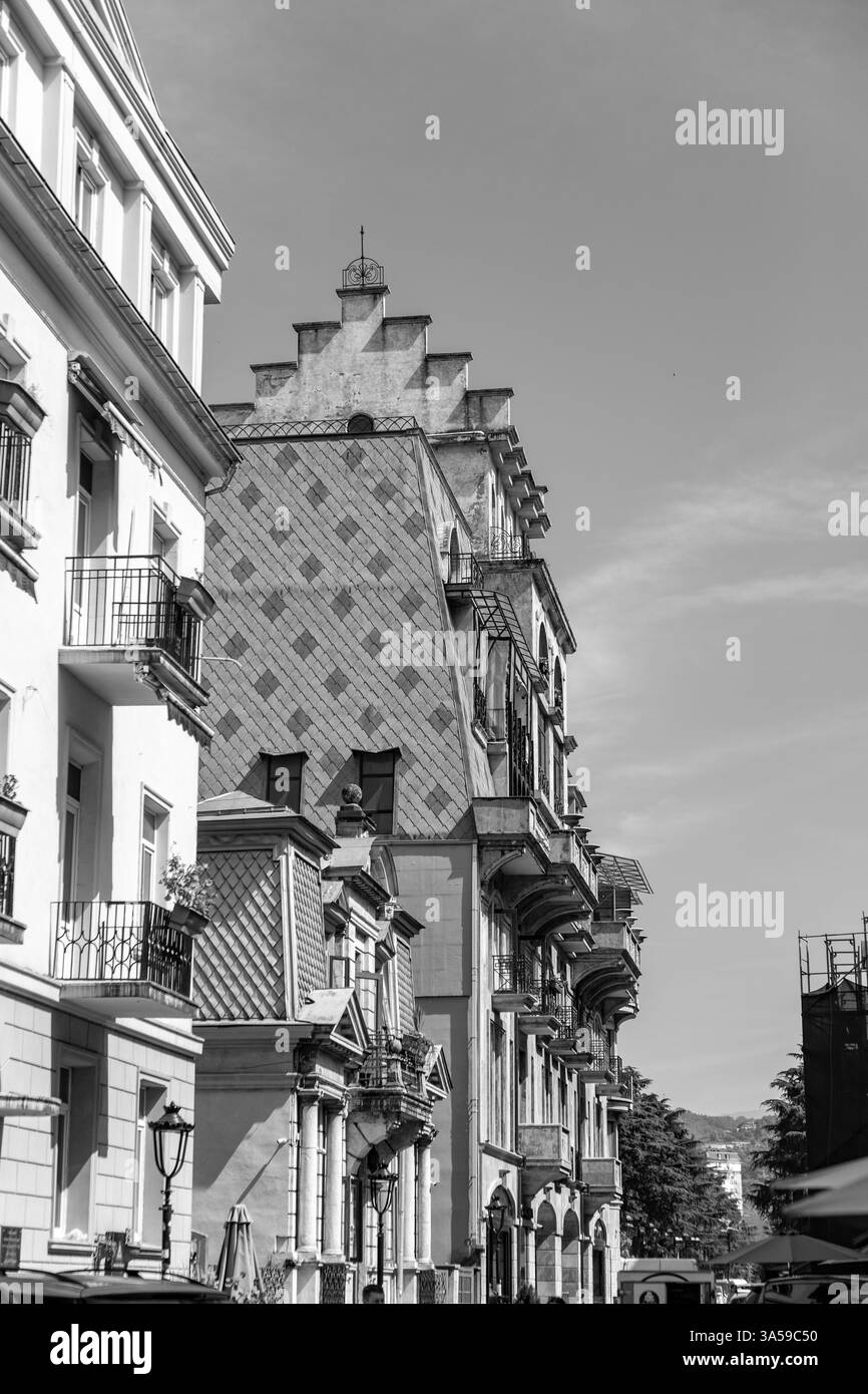 Europe square batumi georgia Black and White Stock Photos & Images - Alamy