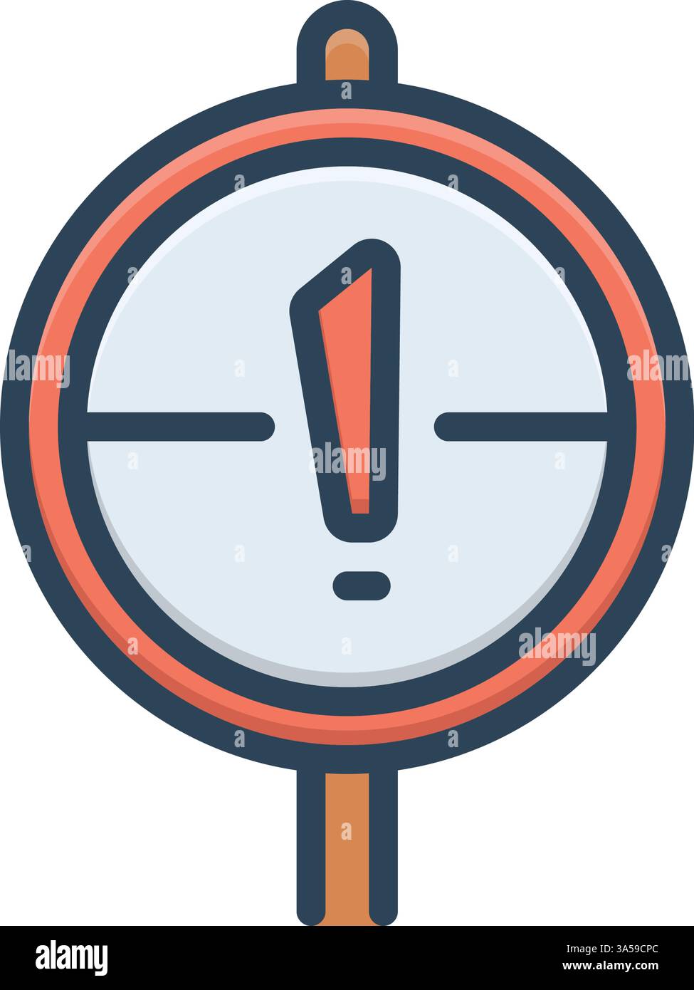 Icon for caution, forewarning Stock Vector Image & Art - Alamy