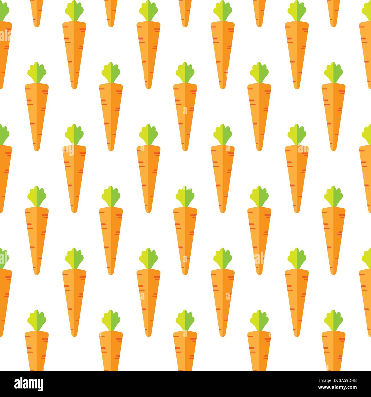 Carrot stock vector seamless pattern on white background for wallpaper ...