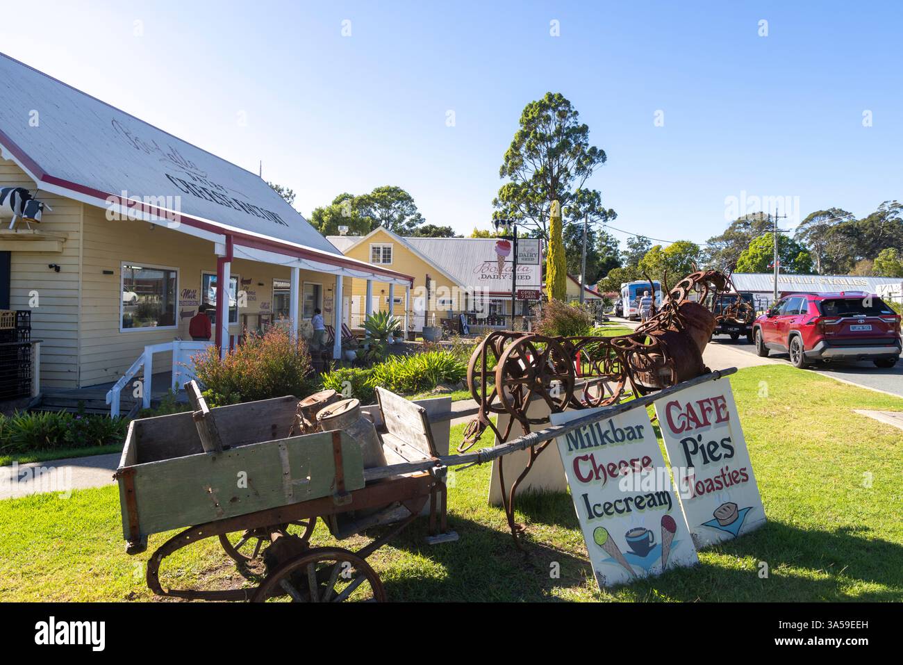 Bodalla cheese factory and dairy shed in this australian village in the ...