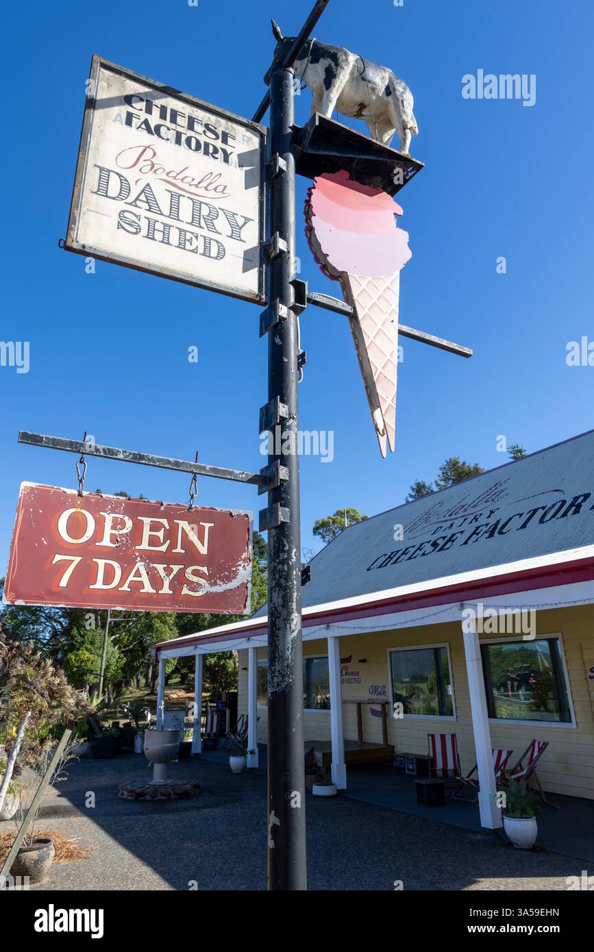 Bodalla cheese factory and dairy shed in this australian village in the ...