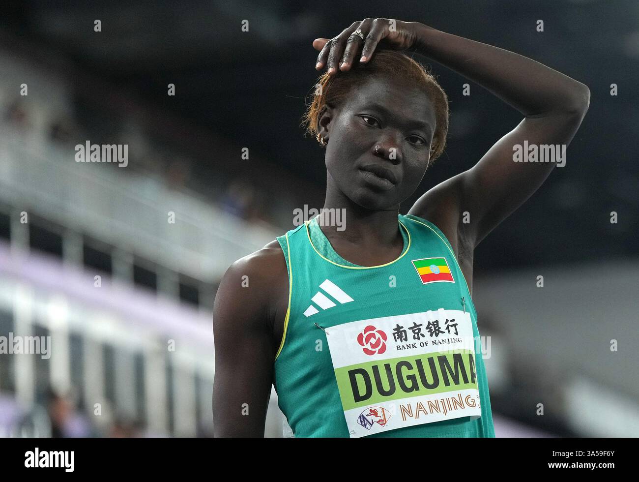 Nanjing, China's Jiangsu Province. 22nd Mar, 2025. Tsige Duguma of ...