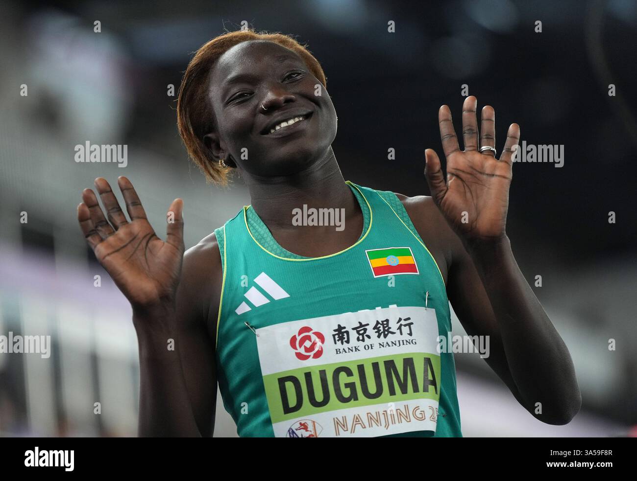 Nanjing, China's Jiangsu Province. 22nd Mar, 2025. Tsige Duguma of ...