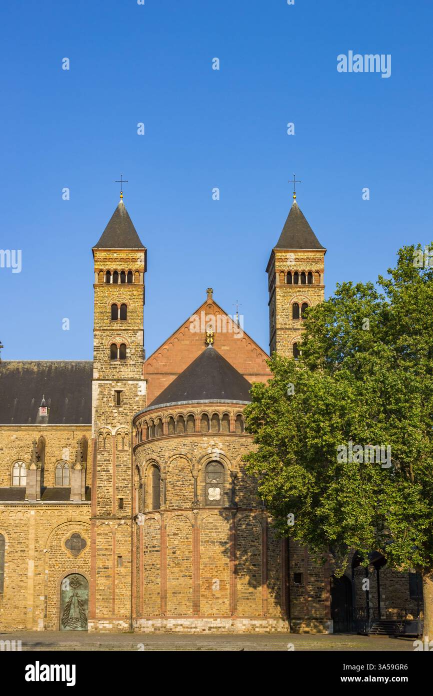 Basilica of Saint Servatius at the Vrijthof square in Maastricht ...