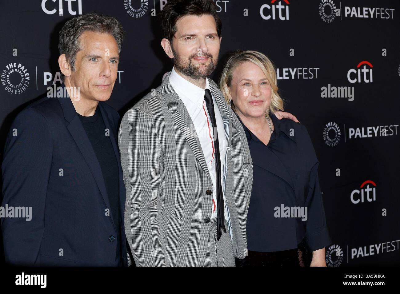 March 21, 2025, Los Angeles, California, USA: Ben Stiller, Adam Scott ...