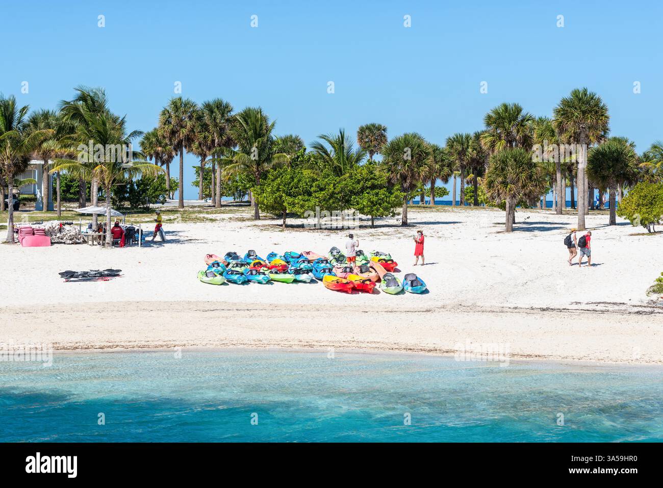Ocean Cay MSC Marine Reserve, The Bahamas - April 6, 2024: Colorful ...