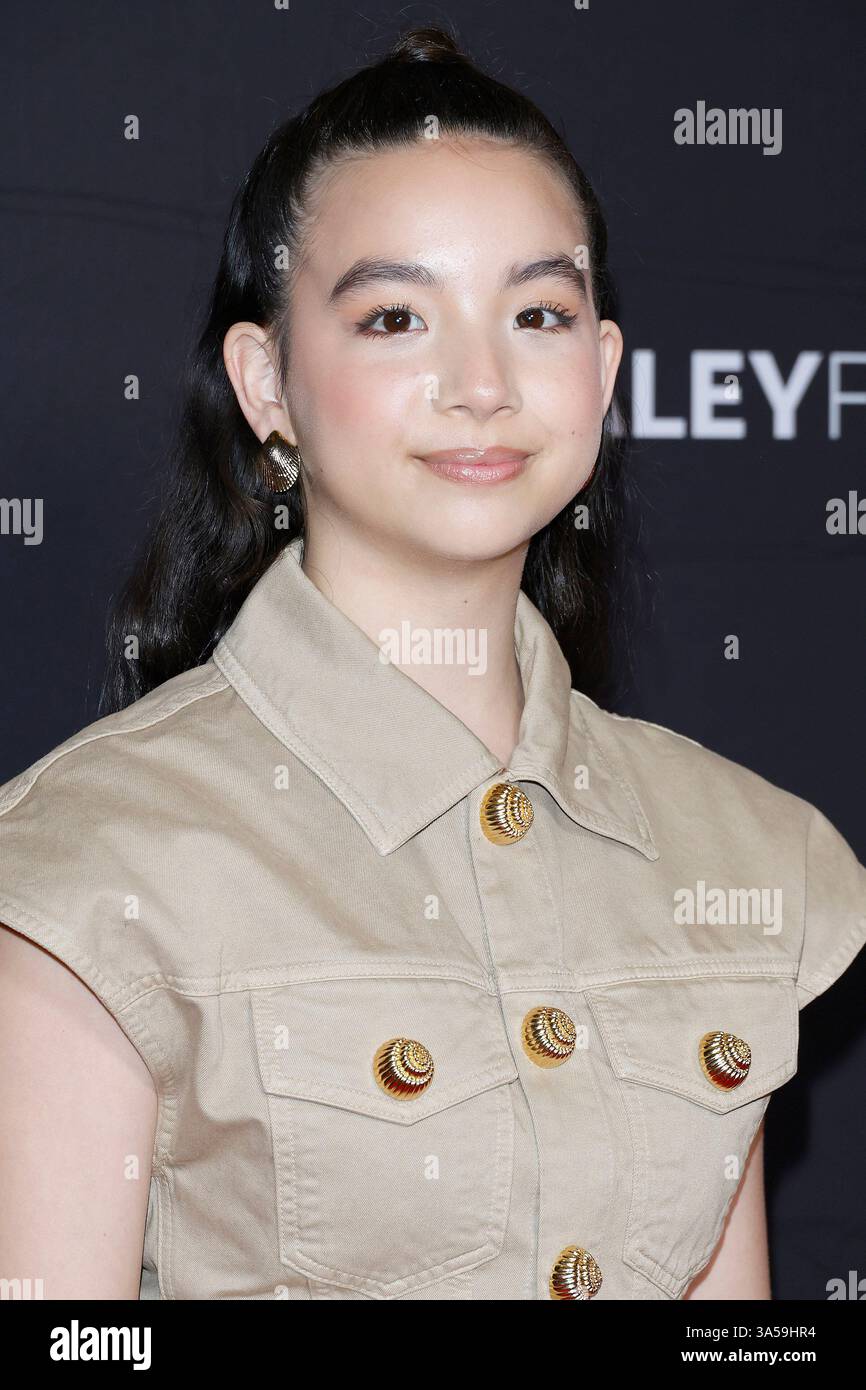 March 21, 2025, Los Angeles, California, USA: Sarah Bock at the ...