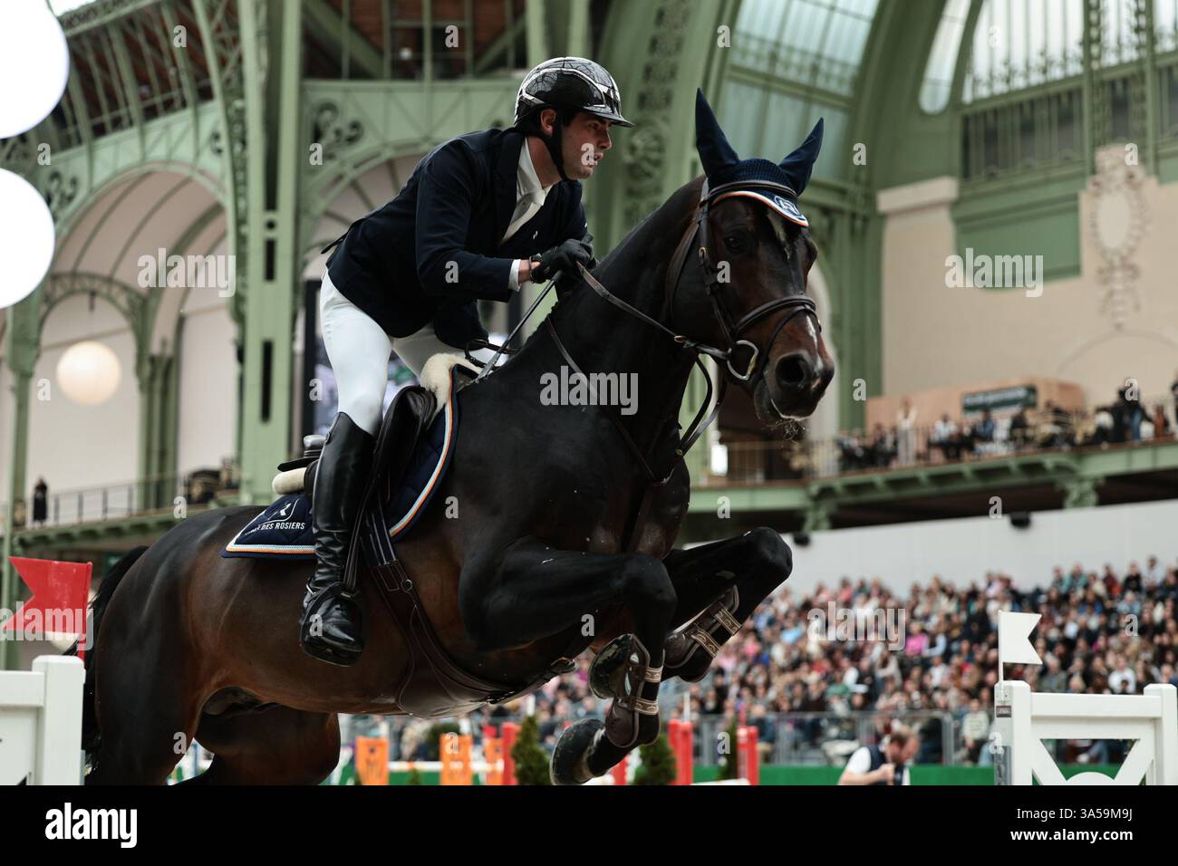 Nathan BUDD of Belgium with Coldplay des Rosiers Z during the Prix du ...