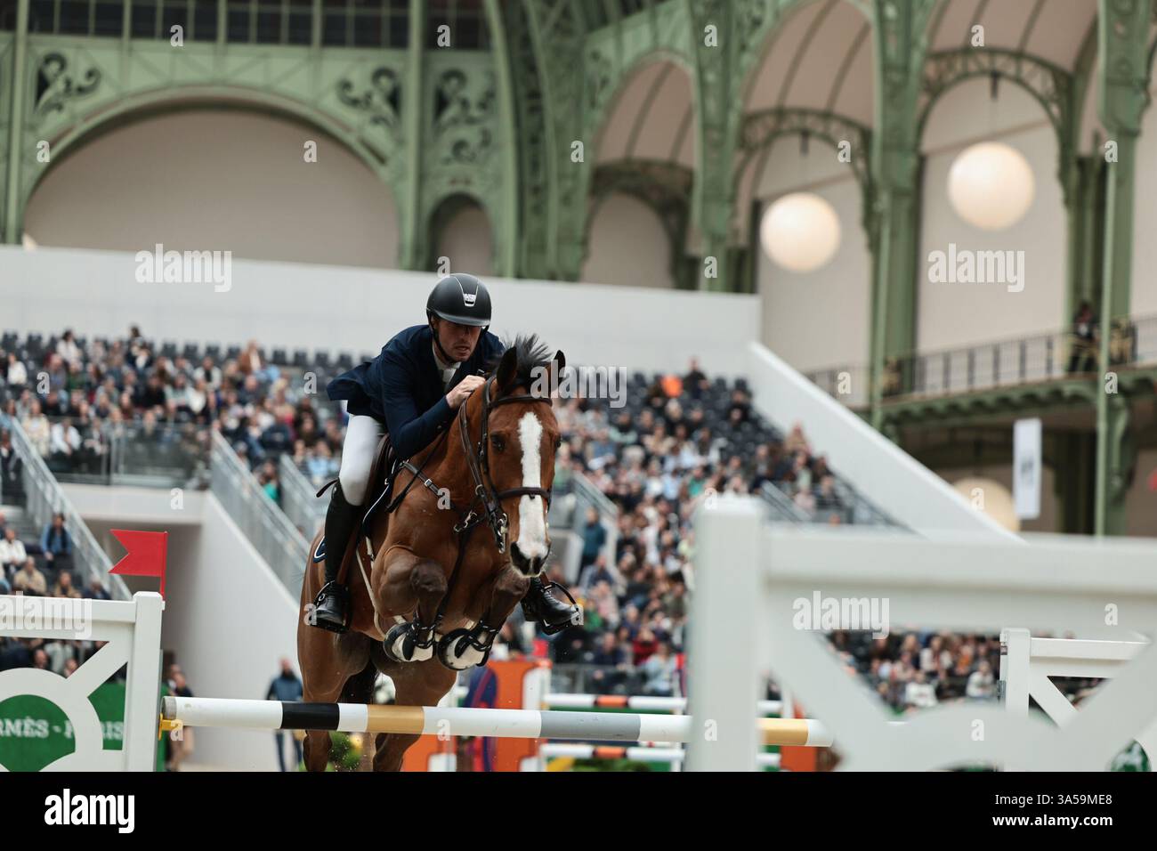 Gregory WATHELET of Belgium with Ace of Hearts during the Prix du Grand ...