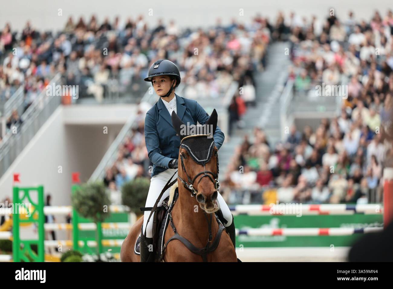Maya DE LA JOYA FERNANDEZ-LONGORIA of Spain with Un Lord du Rozel ...