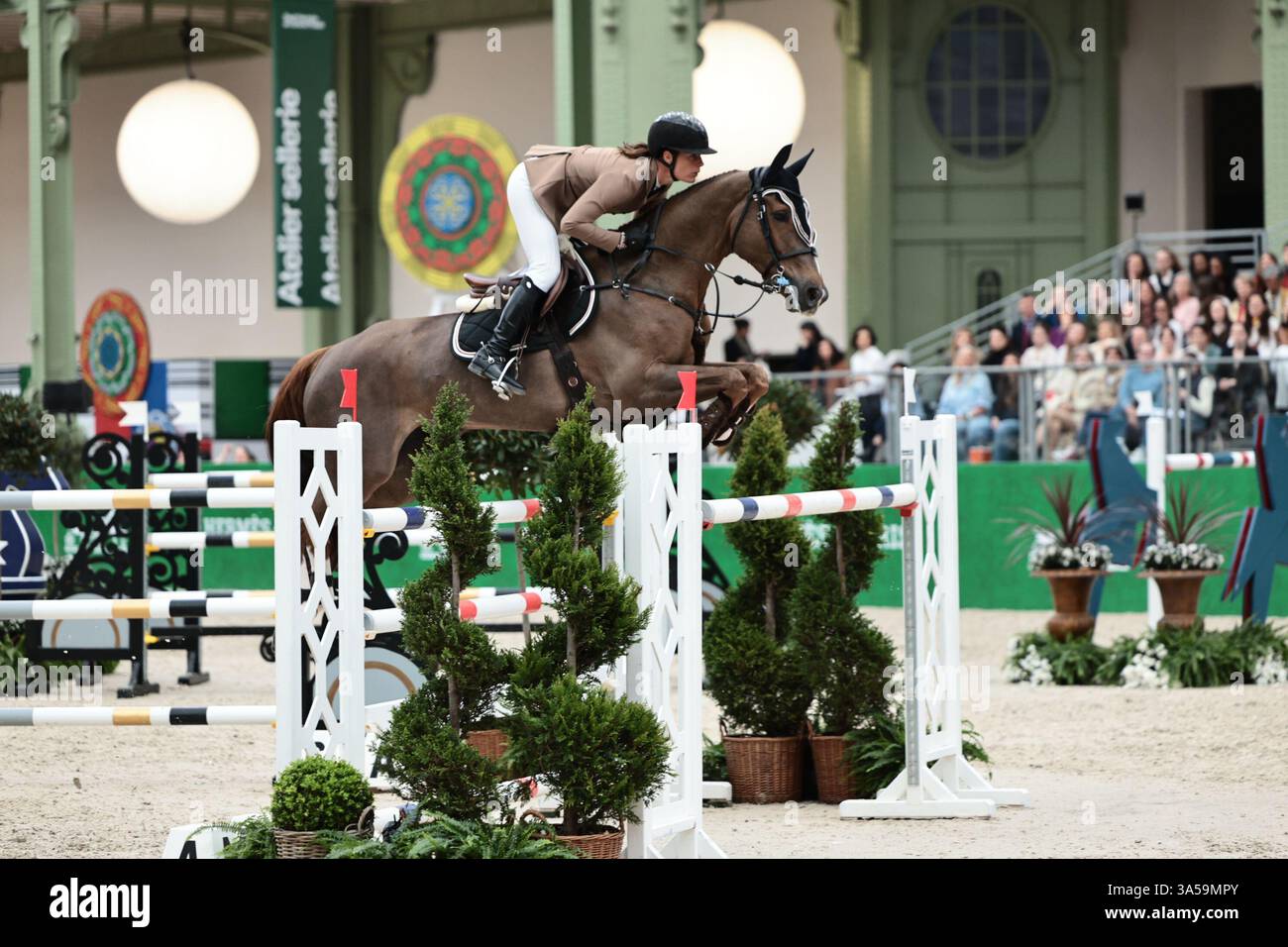 Alexa FERRER of France with Vitalhorse Fleur D'oz during the Prix ...