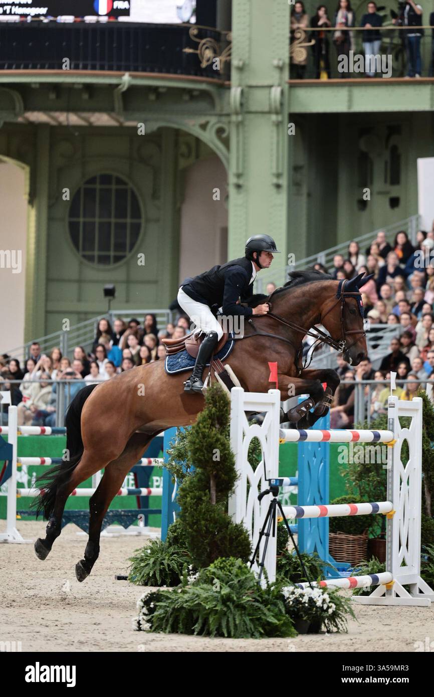 Antoine ERMANN of France with Odin Van 't Hanegoor during the Prix ...