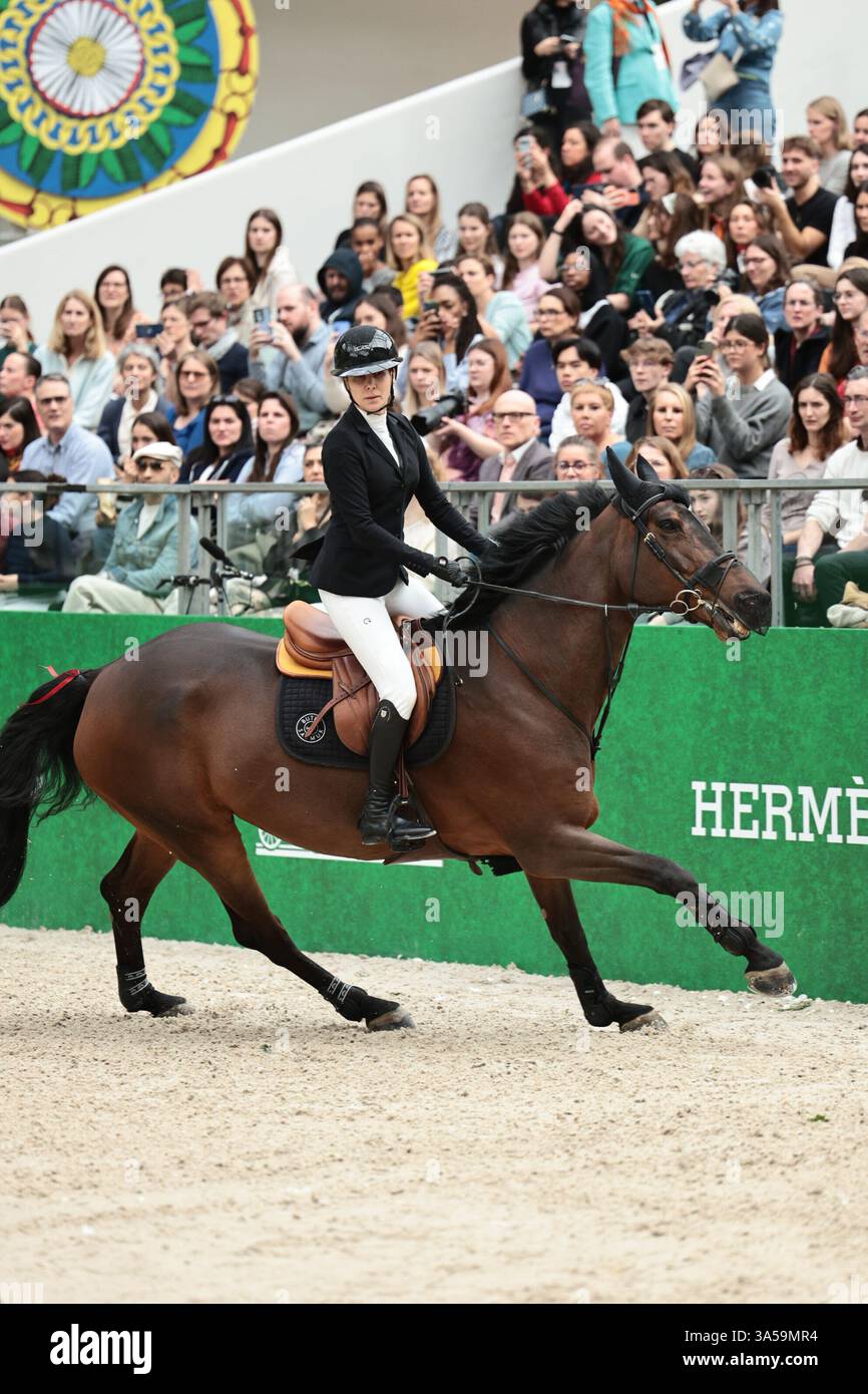 Charlotte LEONI of France with Miss Marie Van't Winnenhof during the ...