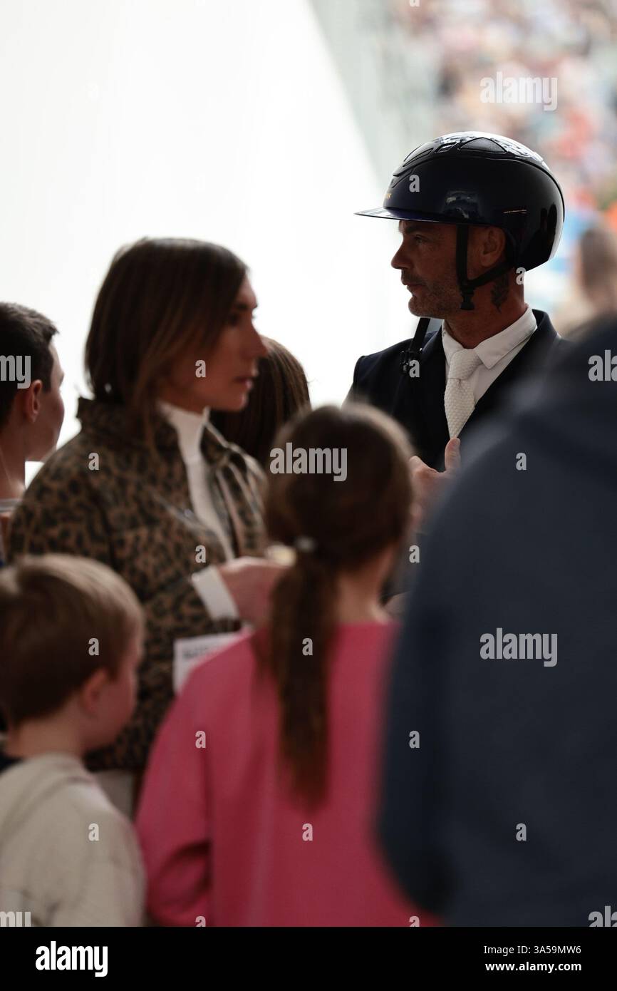 Gregory COTTARD of France with Cocaine Du Val during the Prix Hermès ...