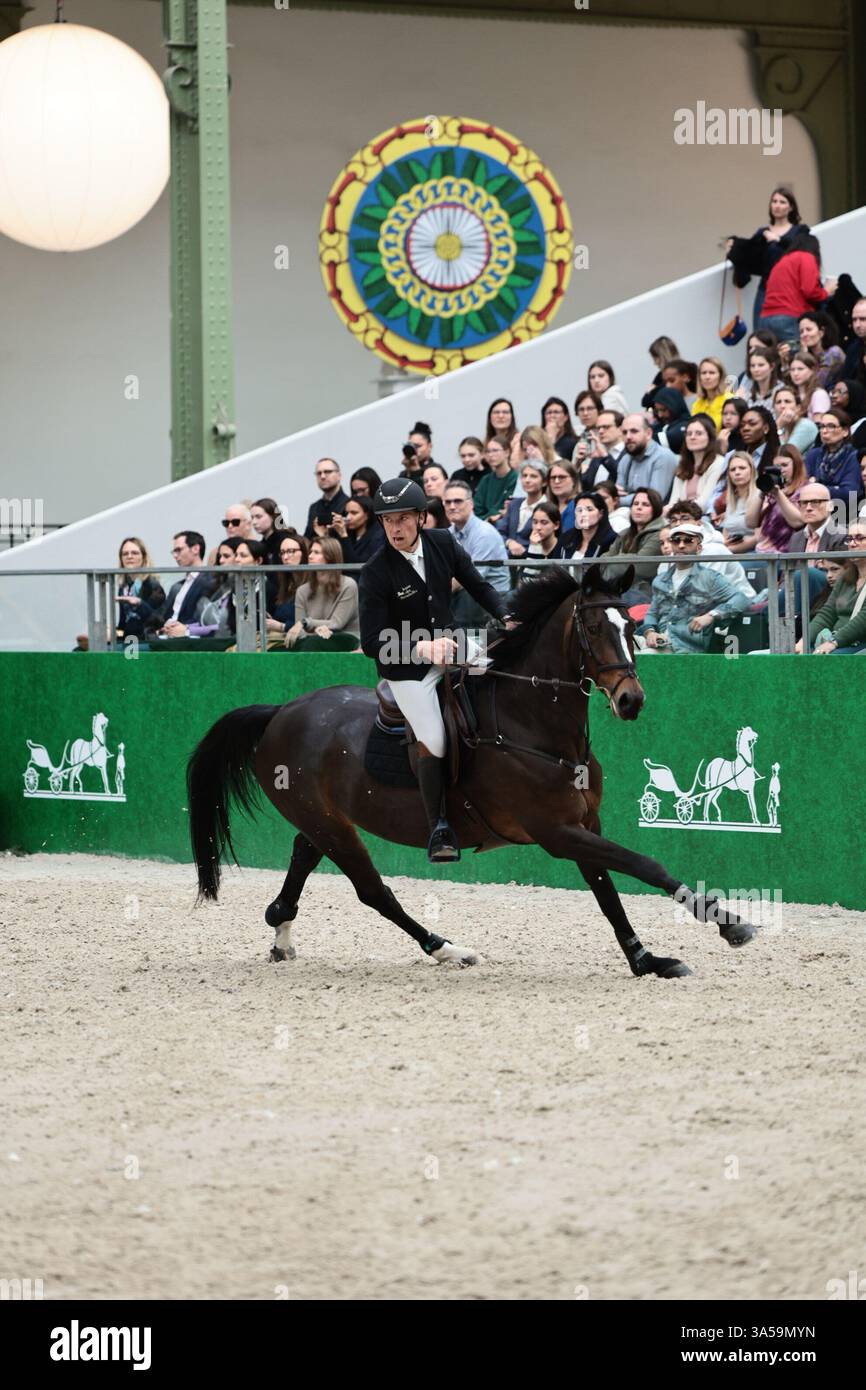 Titouan SCHUMACHER of France with Illusion during the Prix Hermès ...
