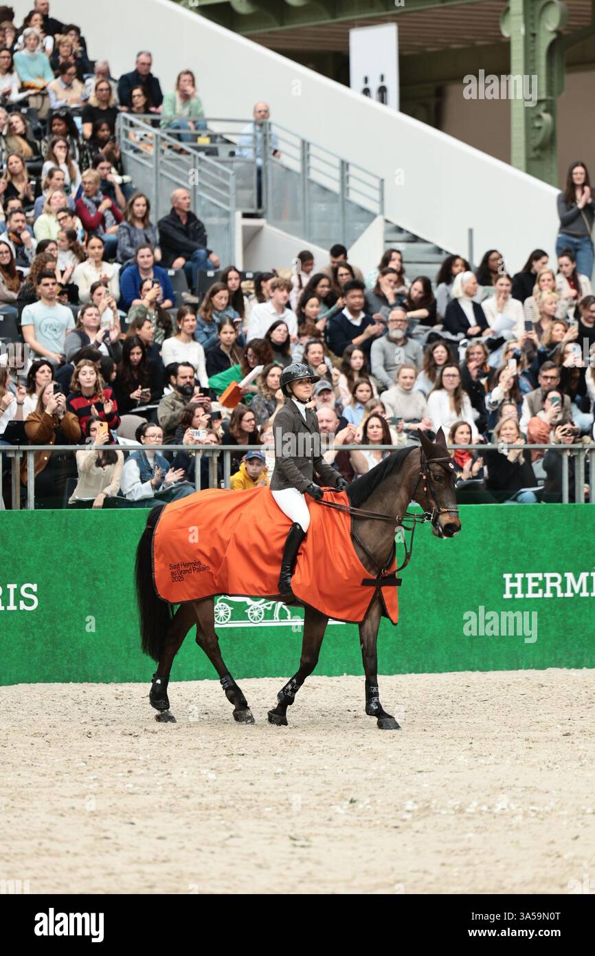 Claudia MOORE of Great Britain with Hardesther during the Talents ...
