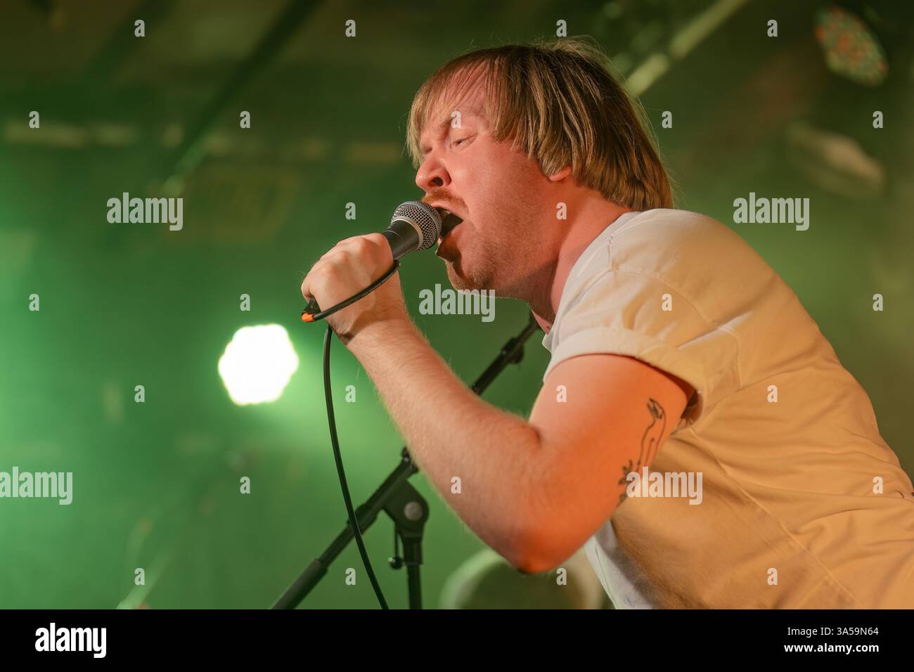 Bergen, Norway. 21st, March 2025. The Norwegian rock band Death By Unga ...